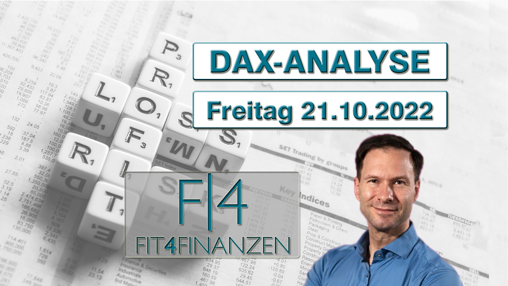 DAX ohne klare Tendenz zum Wochenausklang | Chartanalyse am 21.10.2022 | Trading-Treff